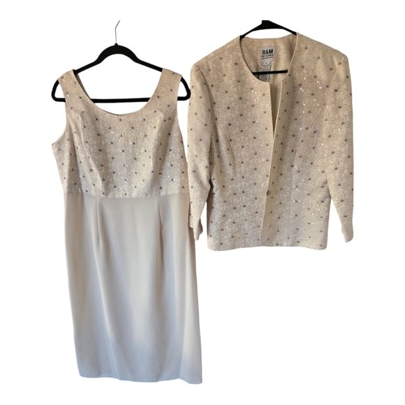 R & M Richards | Dresses | Rm Richards Dress Suit 4 Tan Mother Of The ...